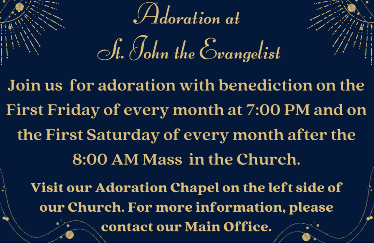 Eucharistic Adoration – St. John the Evangelist